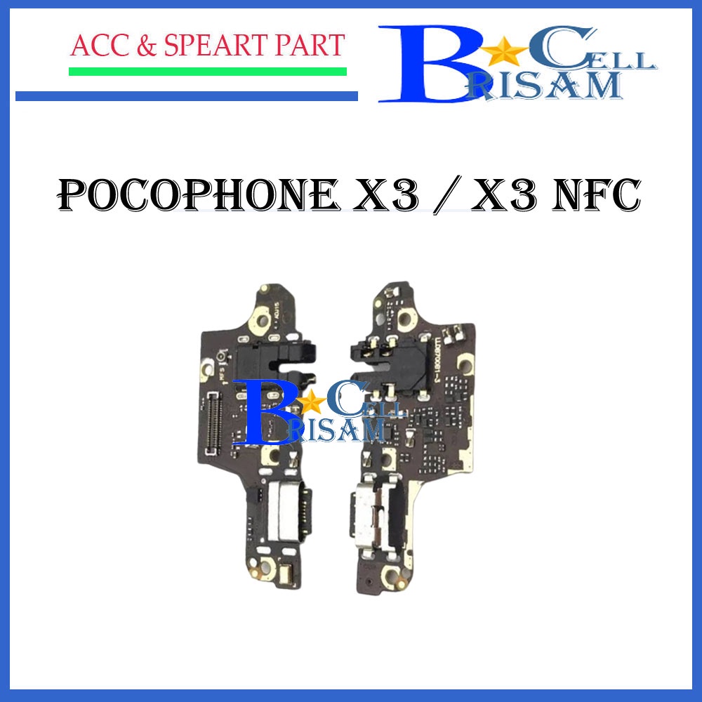 Original Flexible Connector Charger & Mic & Handsfre Pocophone X3 - X3 NFC - Flexible Casan PCB ...