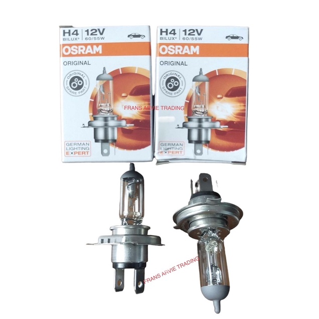 OSRAM BILUX H4 12V 60/55w 2PCS or 1PC BULB (Original) | Shopee Philippines