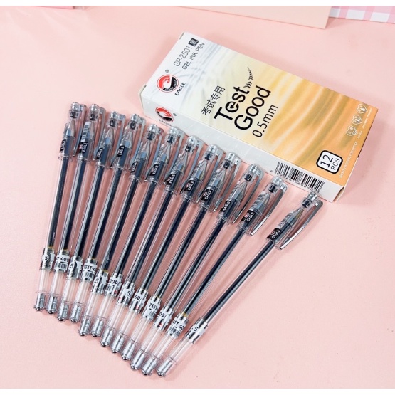 YUTU G-2501 12 in 1 Gel Ink Pen School Supplies 12pcs/box 0.5mm ...