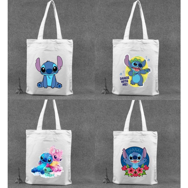 STITCH TOTE BAG / GRAPHIC PRINTED CANVAS BAG / LADIES BAG 13X15 INCHES ...