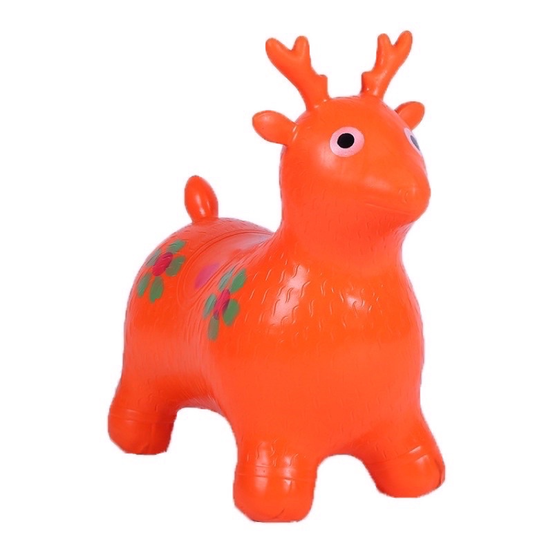 Bouncy Donkey Animal Kiddie Inflatable Toys Jumping Horse Ride-On Toy ...