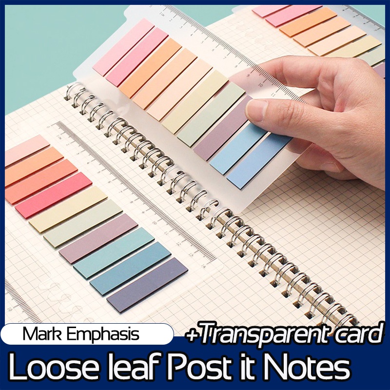 New Retro Morandi Color Post It Notes Color Binder Post It Notes Key ...