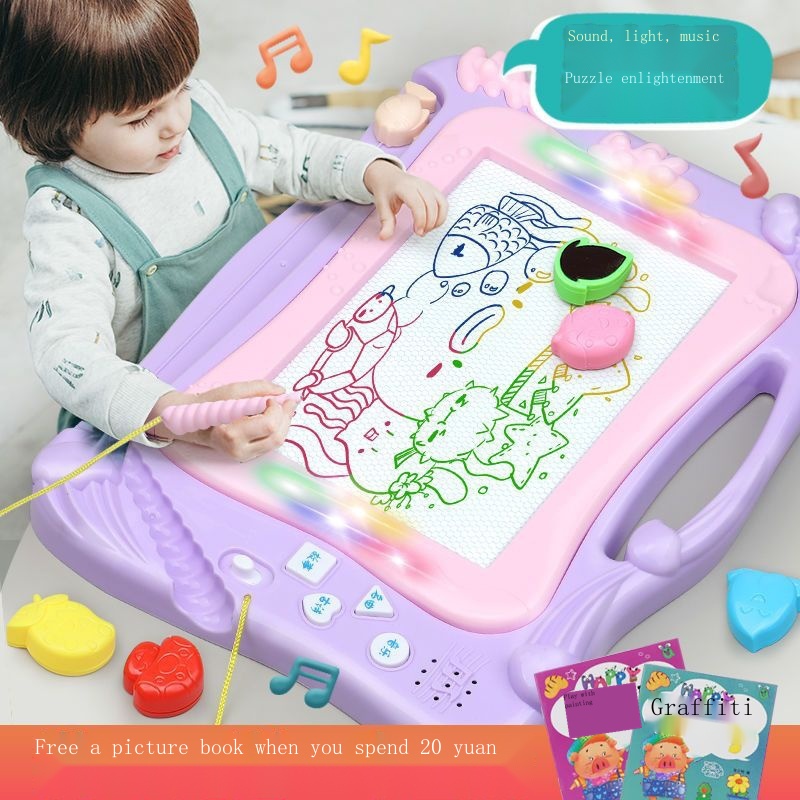 Baby drawing board color magnetic children s large drawing board ...