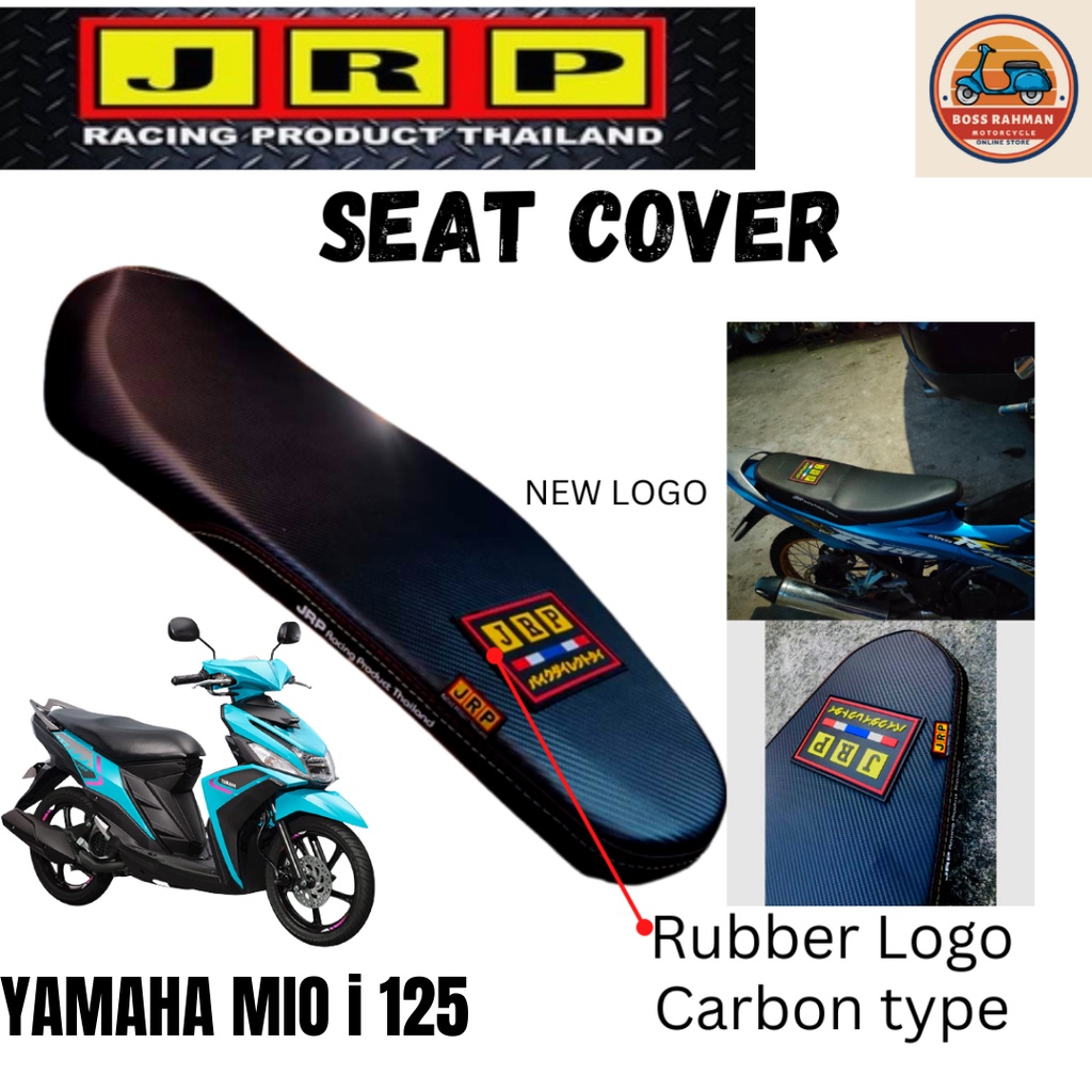 ORIGINAL JRP SEAT COVER FOR YAMAHA MIO i 125 ( RUBBER LOGO ) JRP THAI ...