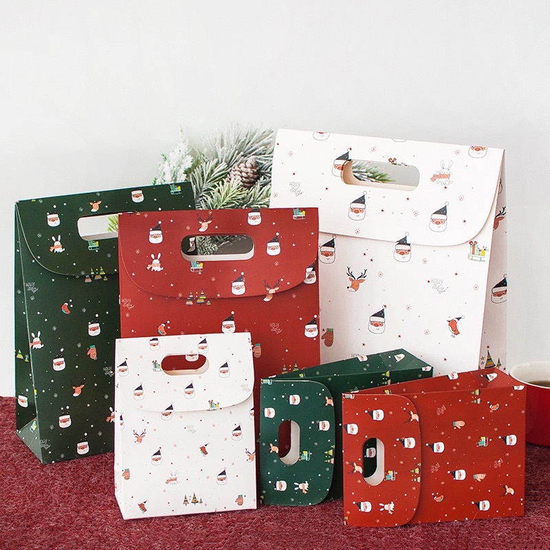 1pc Christmas Paper Bag Gift Bag premium Paper Bag | Shopee Philippines