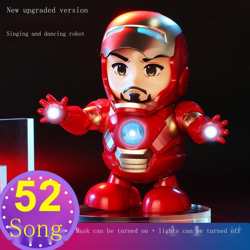 Dance toyCan sing and dance in the iron man bumblebee lights dancing ...