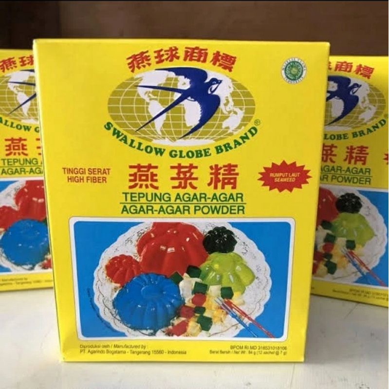 Agar SWALLOW GLOBE box (1 box contains 12) / AGAR SWALOW GLOBE / AGAR ...