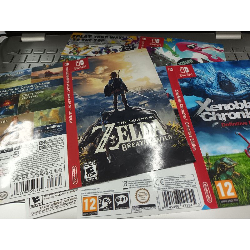 NSW NINTENDO SWITCH GAME COVER AND CASE Shopee Philippines