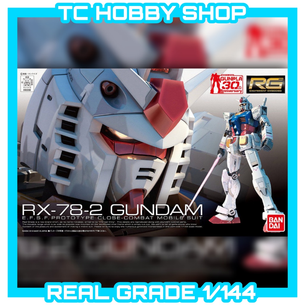 Bandai RG 1/144 RX-78-2 Gundam RX78-2 RX782 Gundam Origin Char's Mobile ...