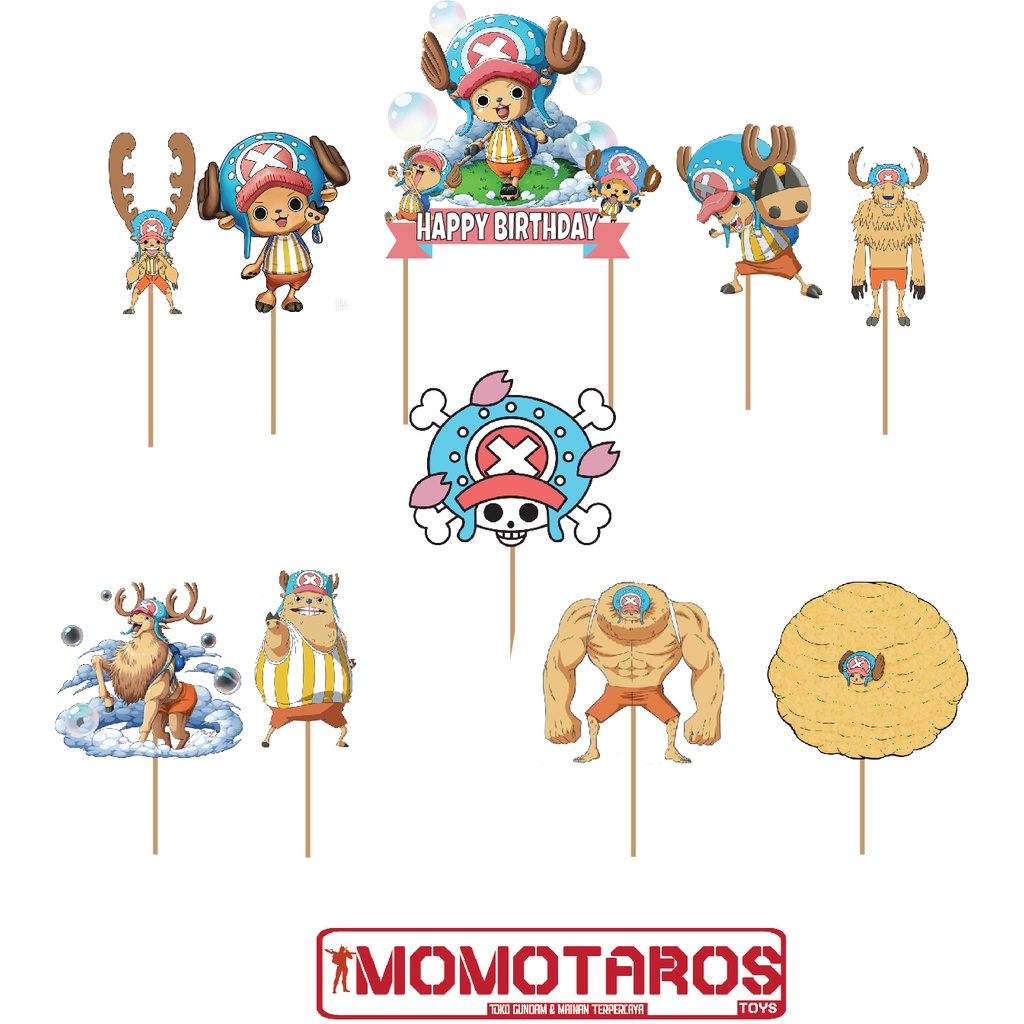 Tony Chopper solo one piece cake Topper set | Shopee Philippines