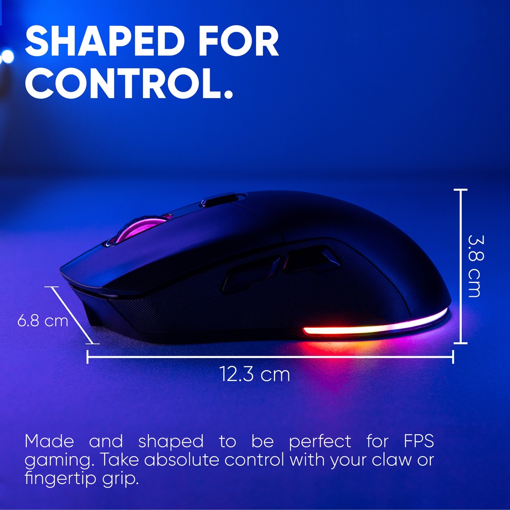 GARUDA HAWK 1 WIRELESS SWAPPABLE SHELL RECHARGABLE LIGHTWEIGHT GAMING ...