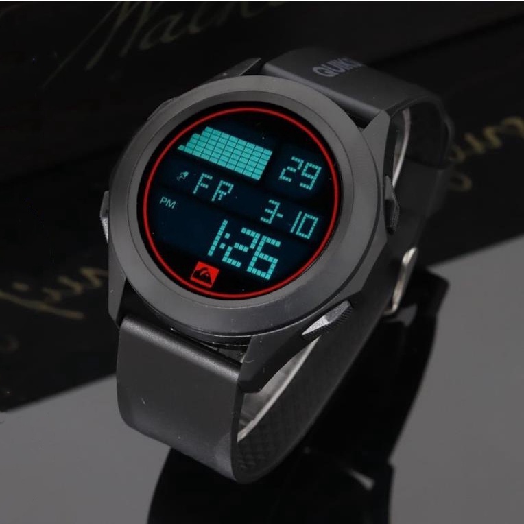 Quicksilver Men's Digital Rubber Sport Watch Fashion Casual OutDoor ...