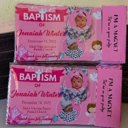 Ref magnet souvenir laminated for all occasions complete with plastic ...