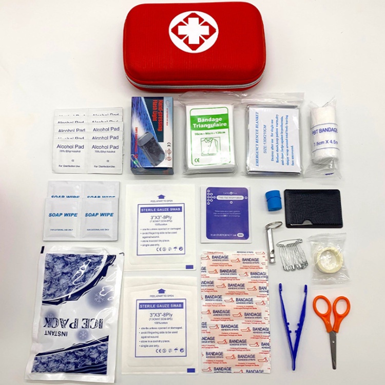 first aid kit set supplies 1st medical bag office health box emergency ...