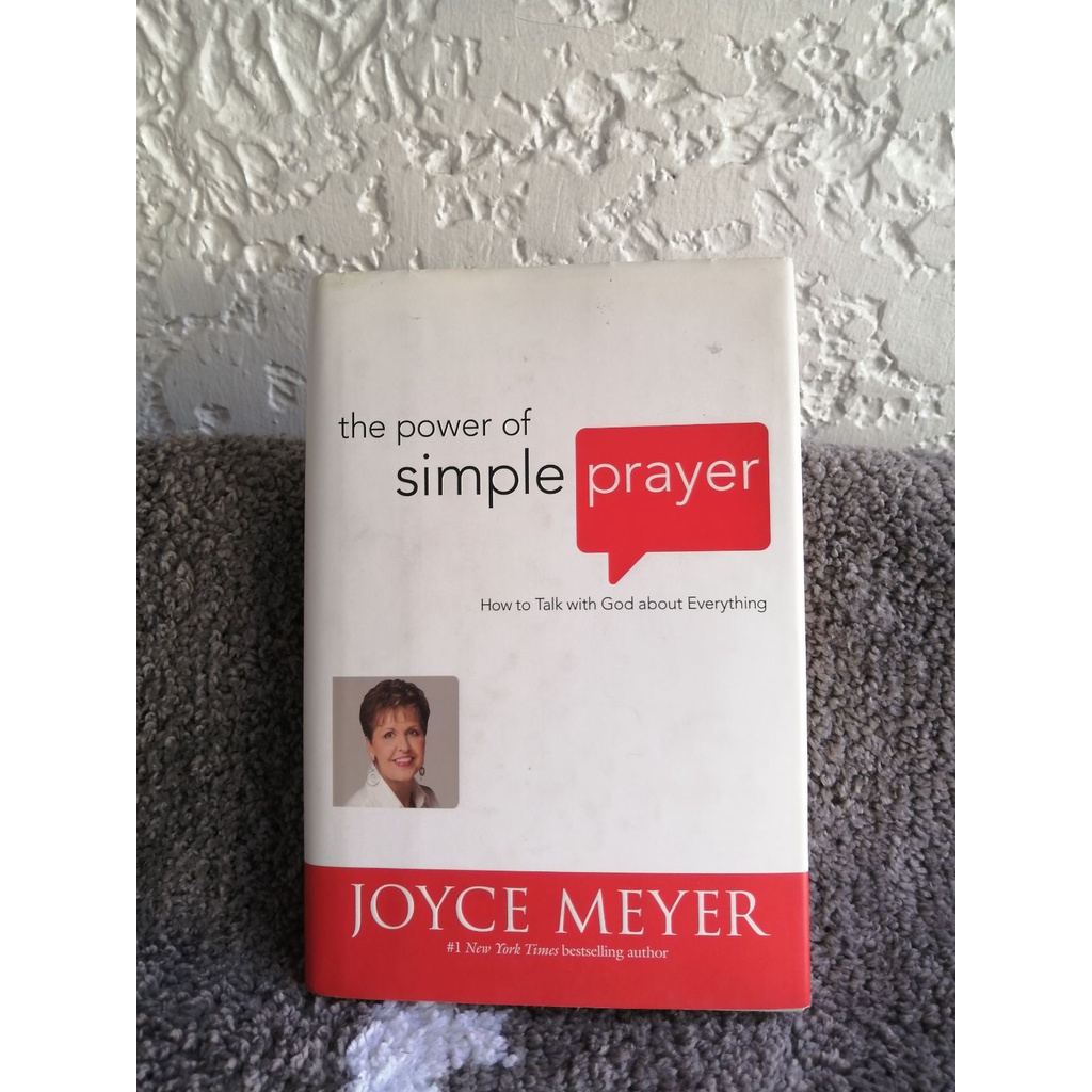 The Power of Simple Prayer by Joyce Meyer (pre loved / HB) | Shopee ...