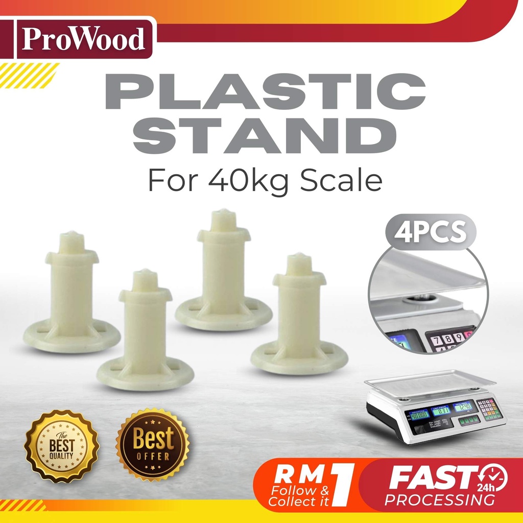 4 PIECES Plastic Stand For 40kg Digital Scale Kaki Stand Penimbang ...