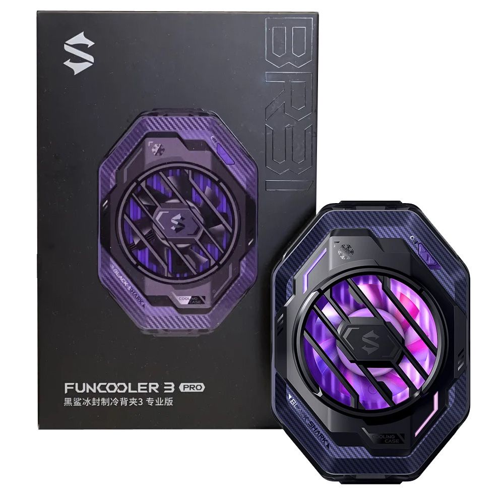 Black Shark FunCooler 3 Pro (Black) External Cooling Fan for Smartphone ...