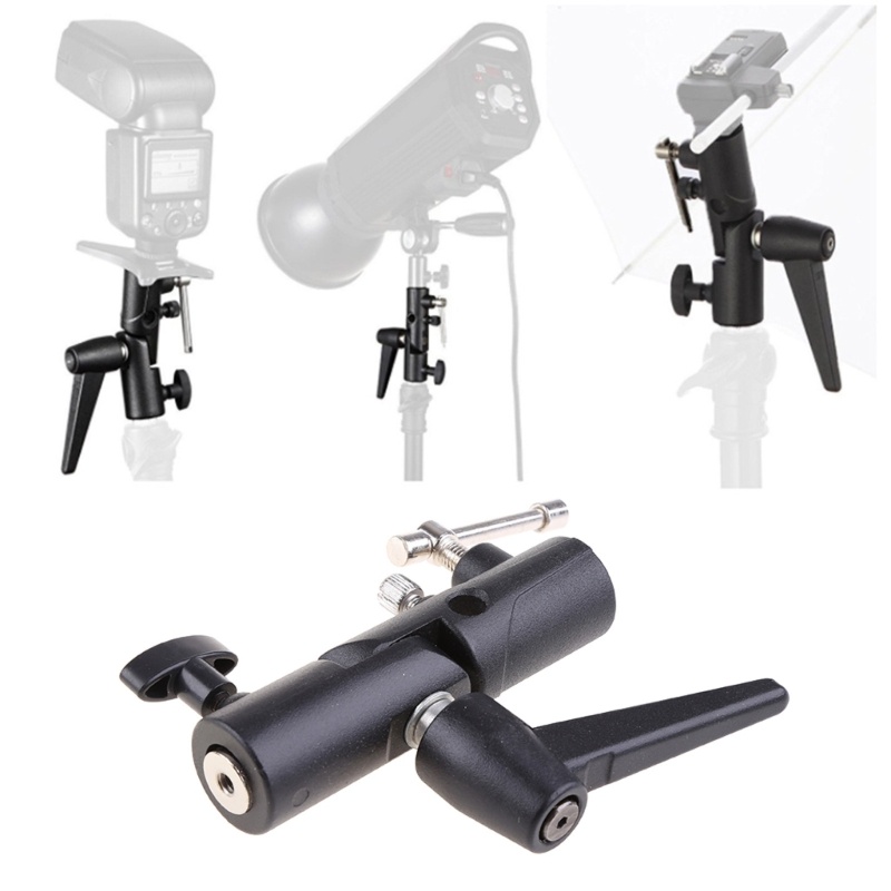 let* H-Type Support Bracket Holder for Camera Speedlight Flash Tripod ...