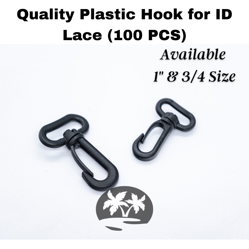 [100PCS] Quality Plastic Hook for ID Lace | Shopee Philippines
