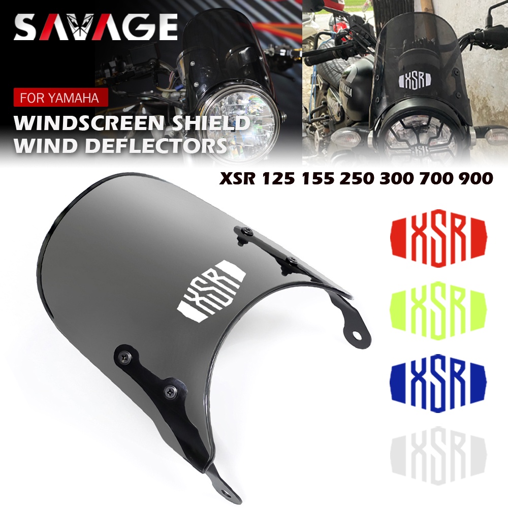Windshield Windscreen For YAMAHA XSR 900 700 300 250 155 125 Motorcycle ...