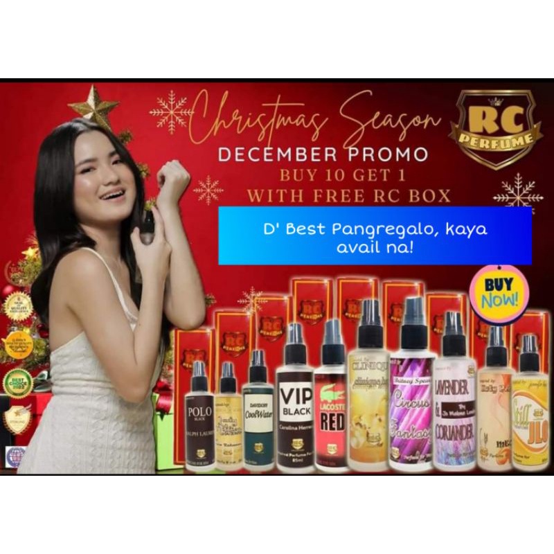 RC Perfume Collection Fragrance Long lasting Oil-based from Barcelona Spain for Women 2 | Shopee ...