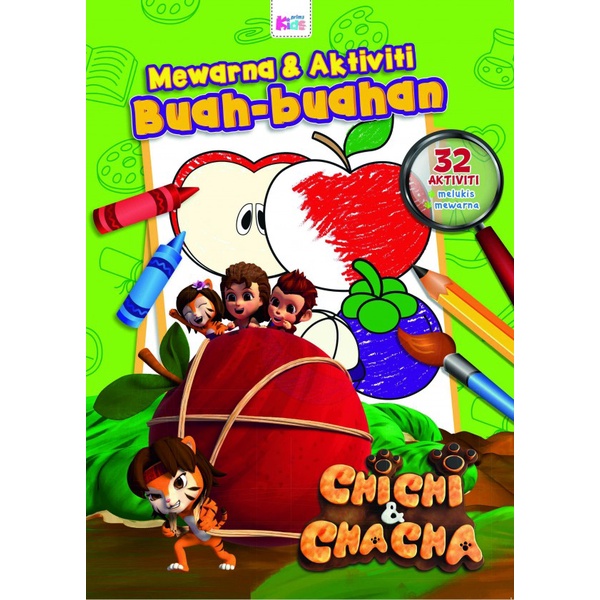 Chichi & Chacha : Coloring & Activities - Fruits | Shopee Philippines