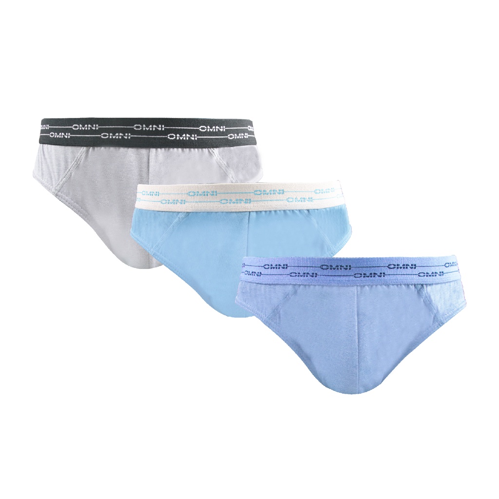 OMNI By SO-EN Men's 3in1 SPRUCE Cotton Hipster Outside Briefs | Shopee ...