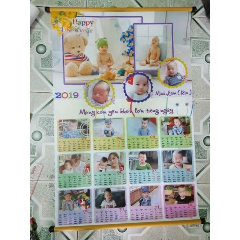Calendar CNY Large Size (Printing Photos On Request) | Shopee Philippines