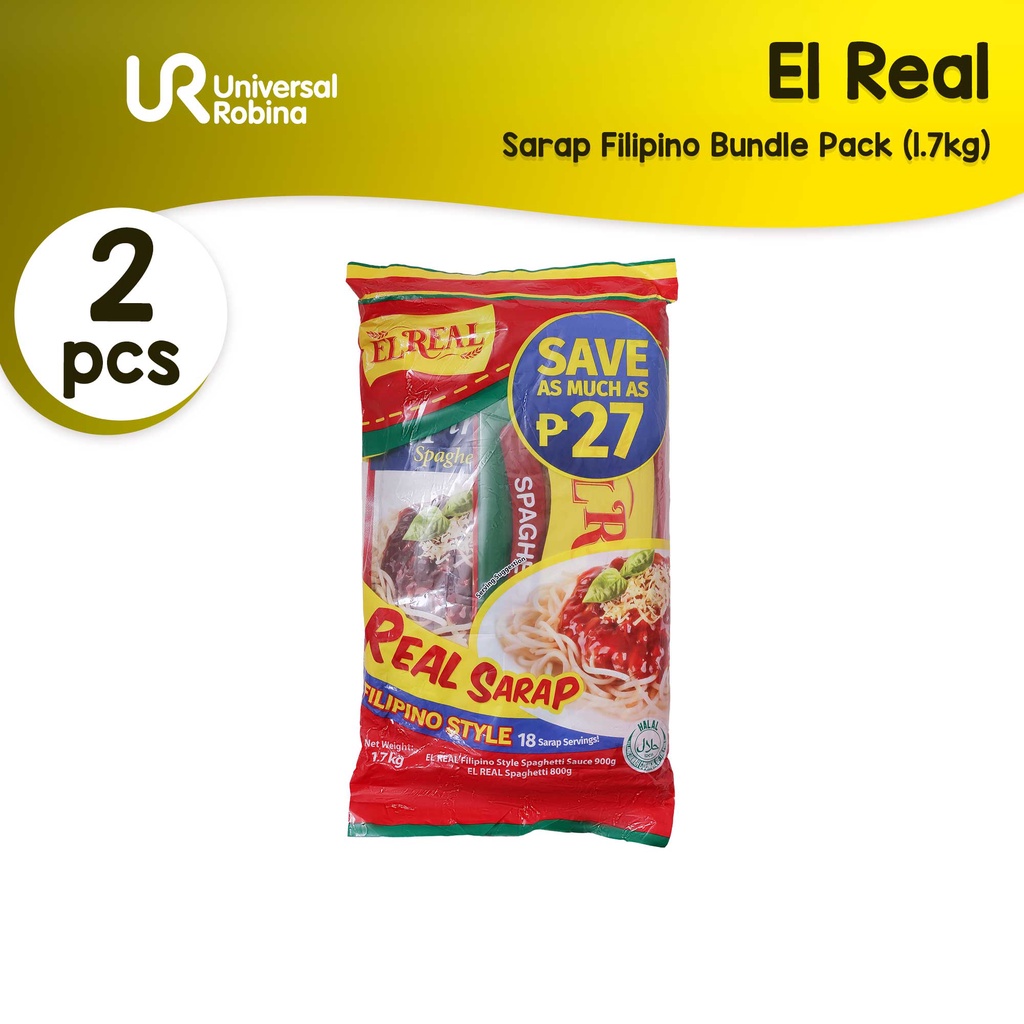 El Real - Real Sarap Filipino Style Sulit Pack 1.5kg | Shopee Philippines