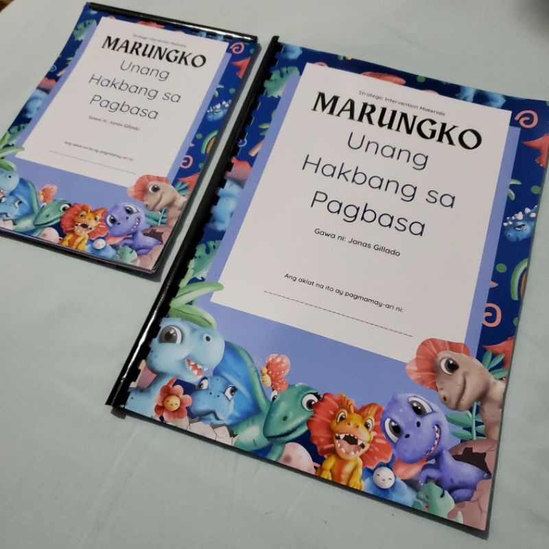 Marungko Unang Hakbang sa Pagbasa| Dinos | A4 size |11x15cm | Shopee ...