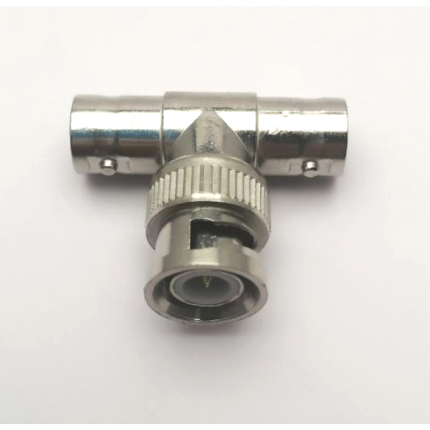 Coaxial BNC T Connector with T Type BNC Double Female To Male for RF ...