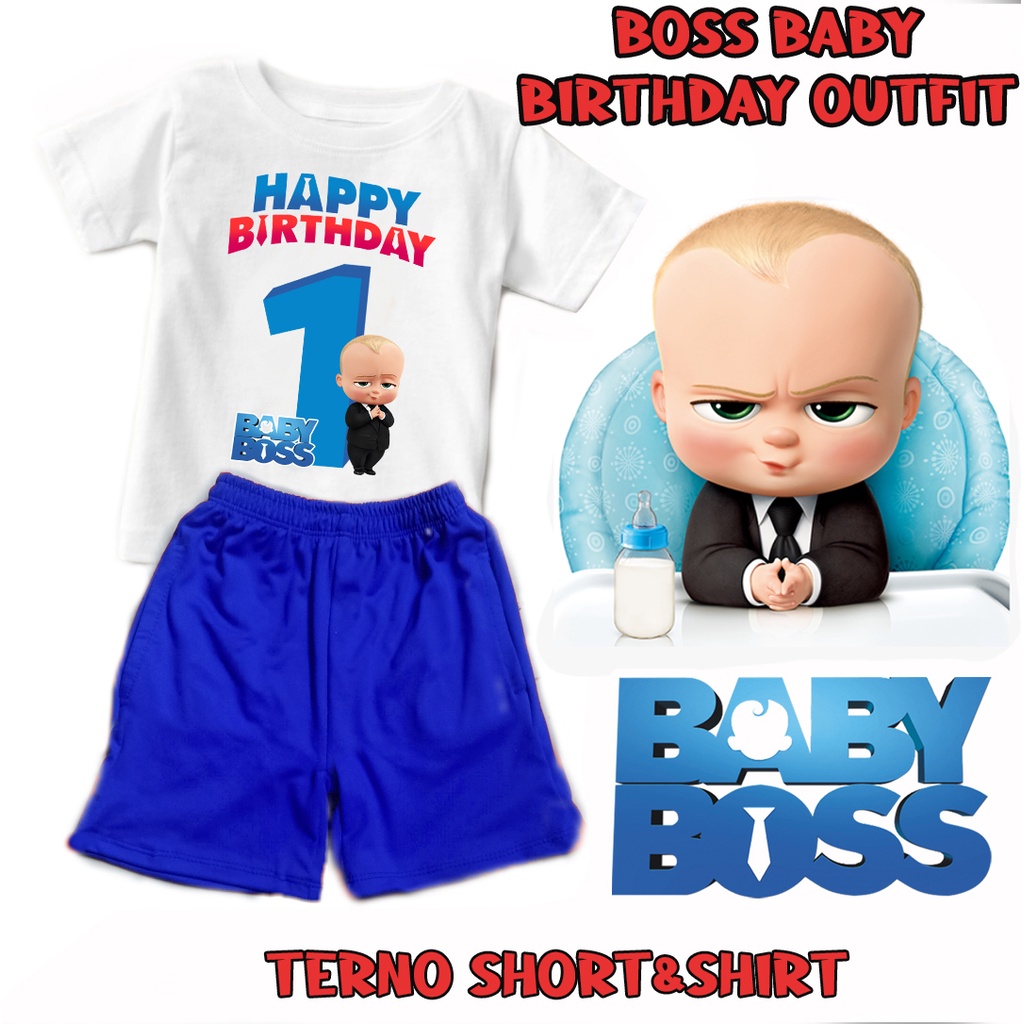 boss baby outfit quality PRINT LONG LASTING | Shopee Philippines