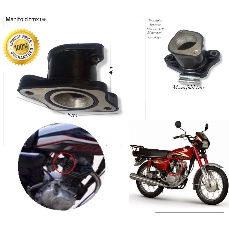 Tmx Manifold Rubber And Steel Ready Stock and easy install ready instal ...