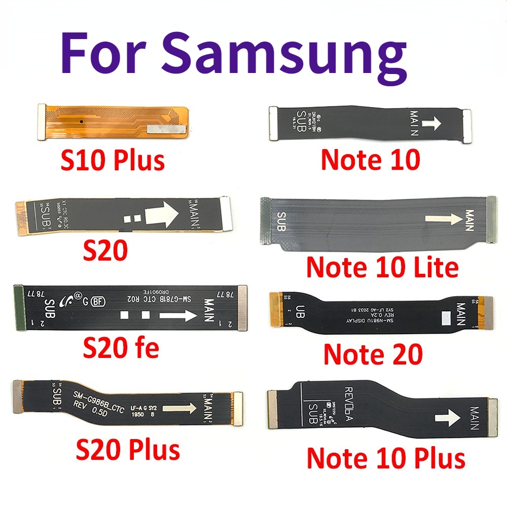 For Samsung Note 10 Lite 20 S10 S20 Plus Ultra Fe LCD Display Mainboard ...