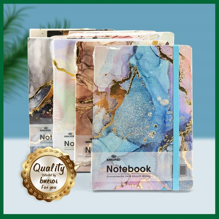 bnesos Stationary School Supplies Marble Print Notebook Lined Page A5 ...