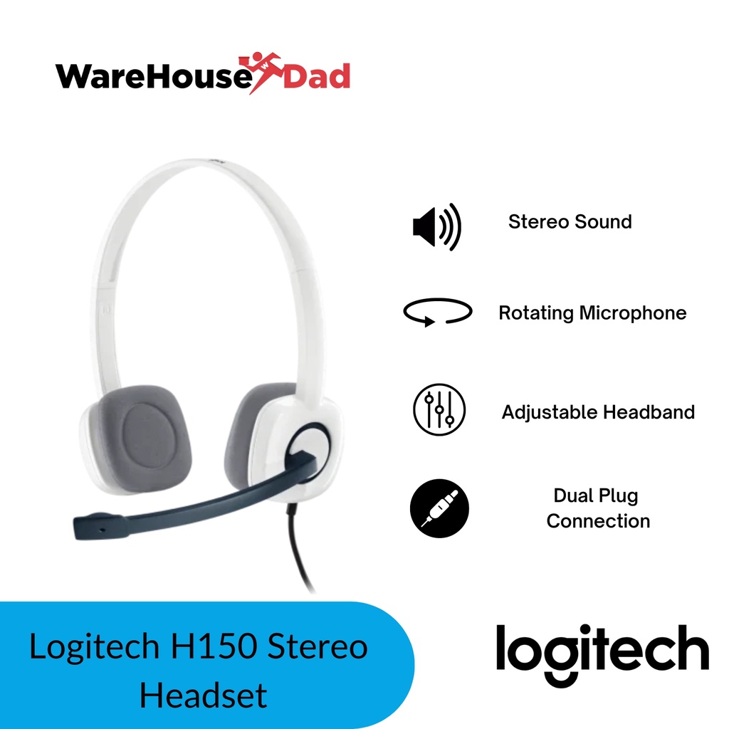 Logitech H150 Stereo Wired Headset | Shopee Philippines
