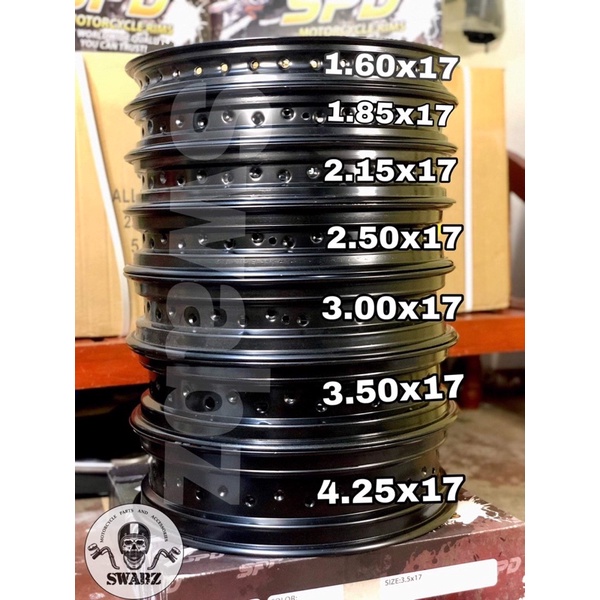 SPD Alloy rims size 1.60x17-4.25x17 | Shopee Philippines