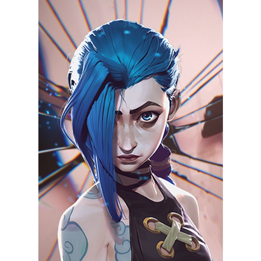 Arcane League of Legends Jinx A4 Size Poster | Shopee Philippines