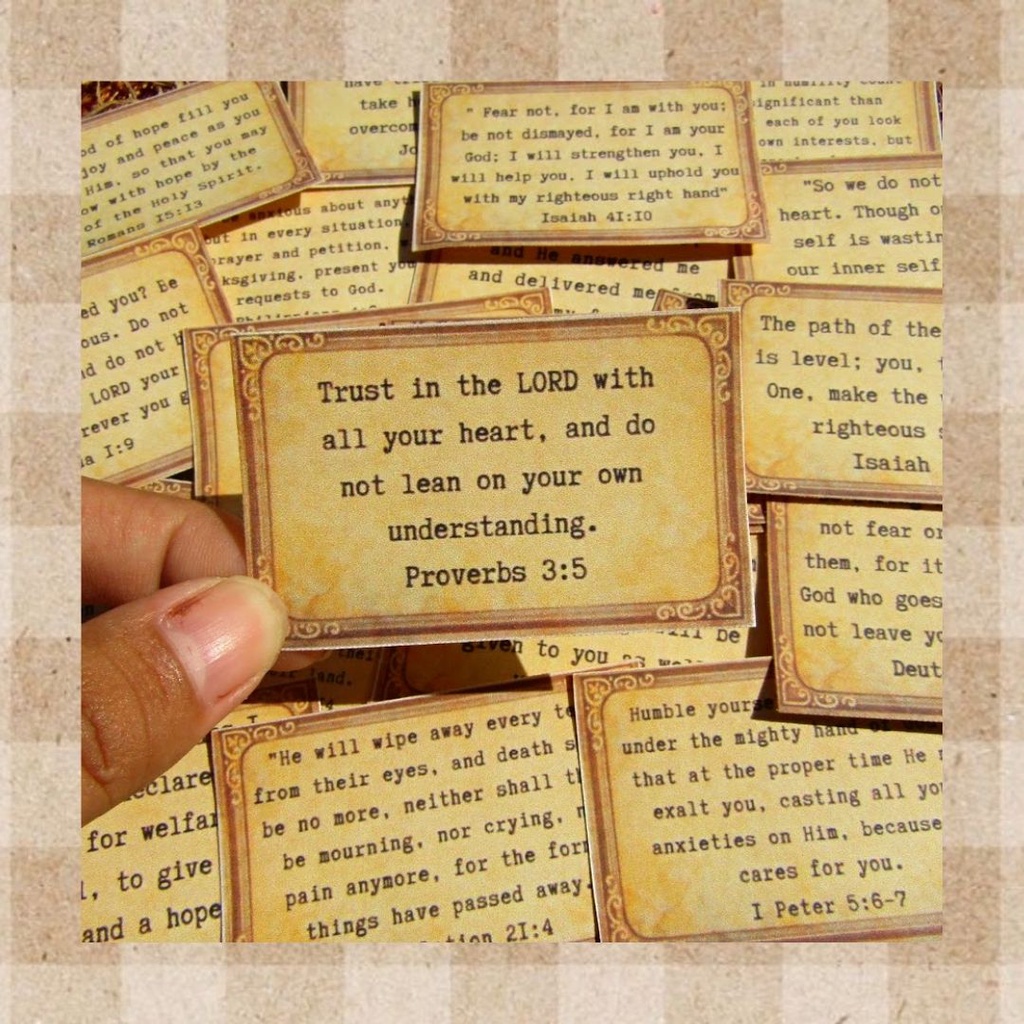 Bible verse vintage series (21 pcs) | Shopee Philippines