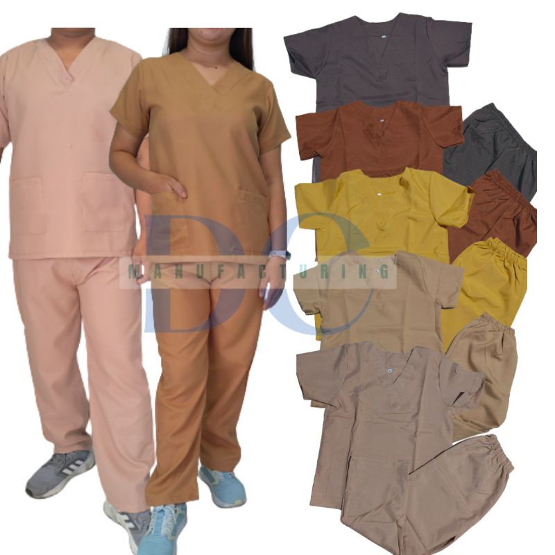 DC Medical Scrub Suit Plain/Unisex/Katrina/best quality uniform ...