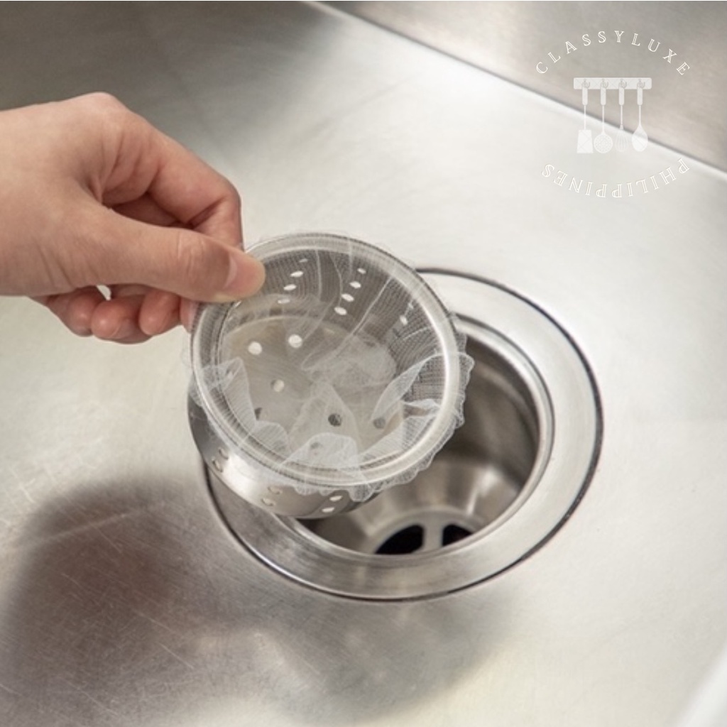 KITkitchen 100pcs Sink Filter Net Kitchen Sewer Drain Outlet Washbasin ...