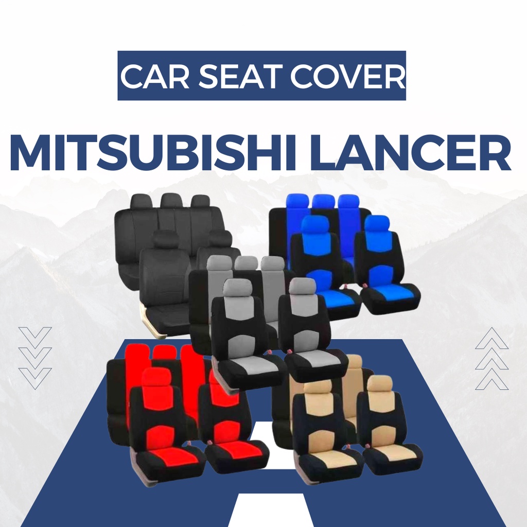 MITSUBISHI LANCER Car Seat Covers Set for 5 Front Seat Back Seat ...