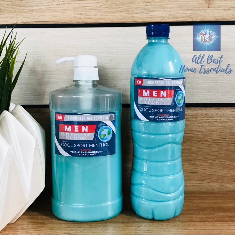 Men Shampoo Cool Sports Menthol (1 Liter) | Shopee Philippines