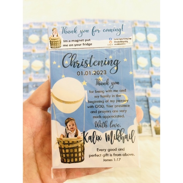 Ref magnet for any occation like birthday,wedding and christening ...