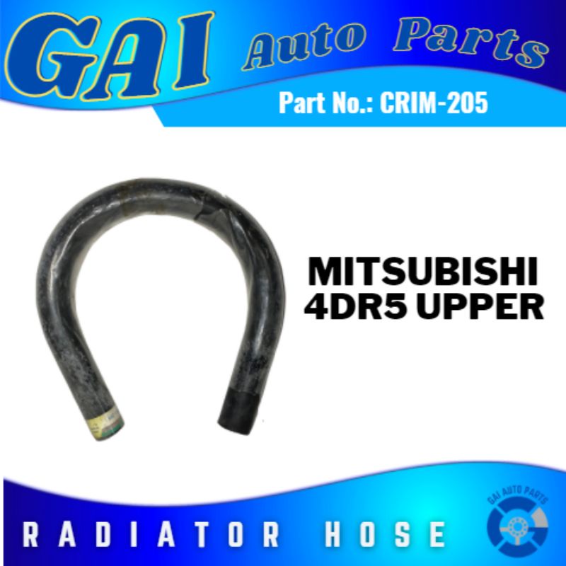 Radiator Hose CRHM-205U Inner Braided Ply for MITSUBISHI 4DR5 Upper 1.49 inch-inner Chitas ...