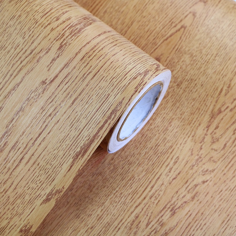 Wood grain sticker/vinyl waterproof and moisture-proof cabinet sticker ...
