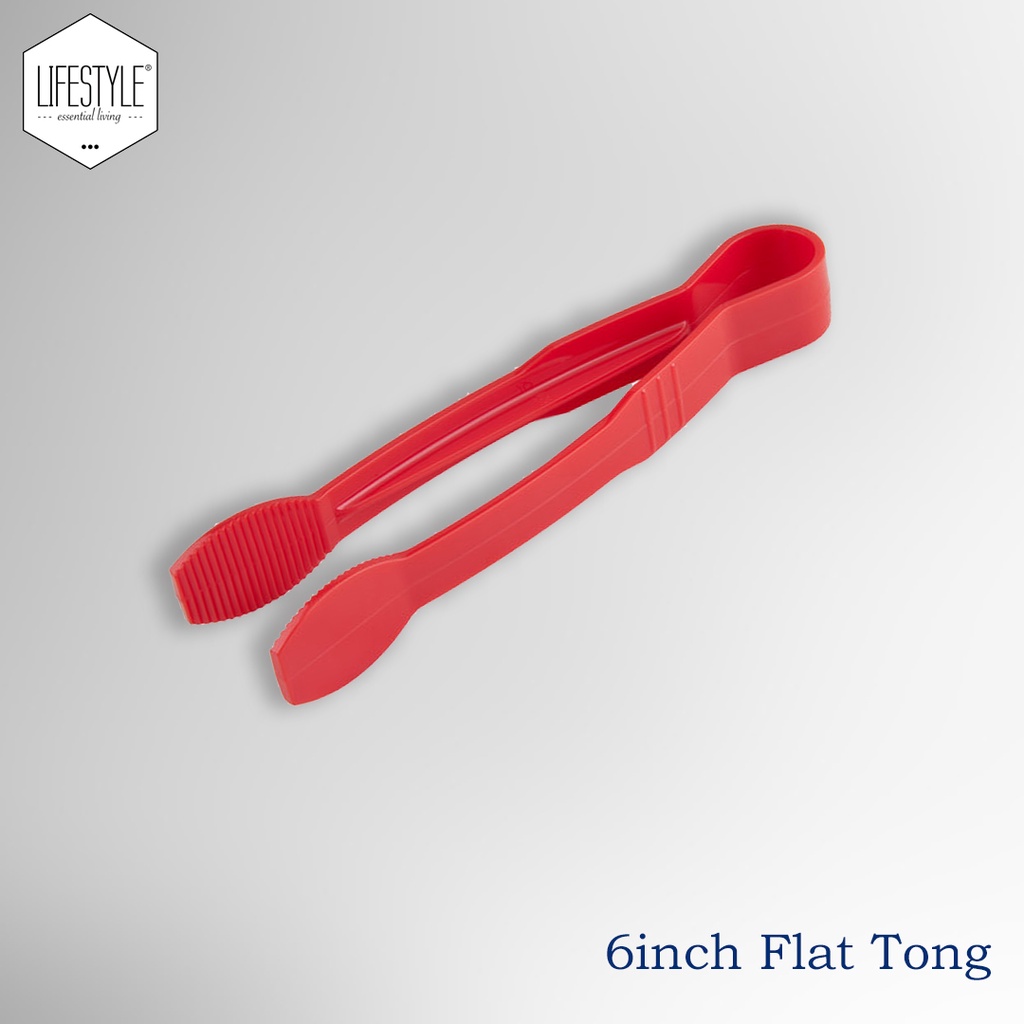 Lifestyle Flat Tongs Kitchen Tong Food Holder Kitchen Utensils ( RED ...