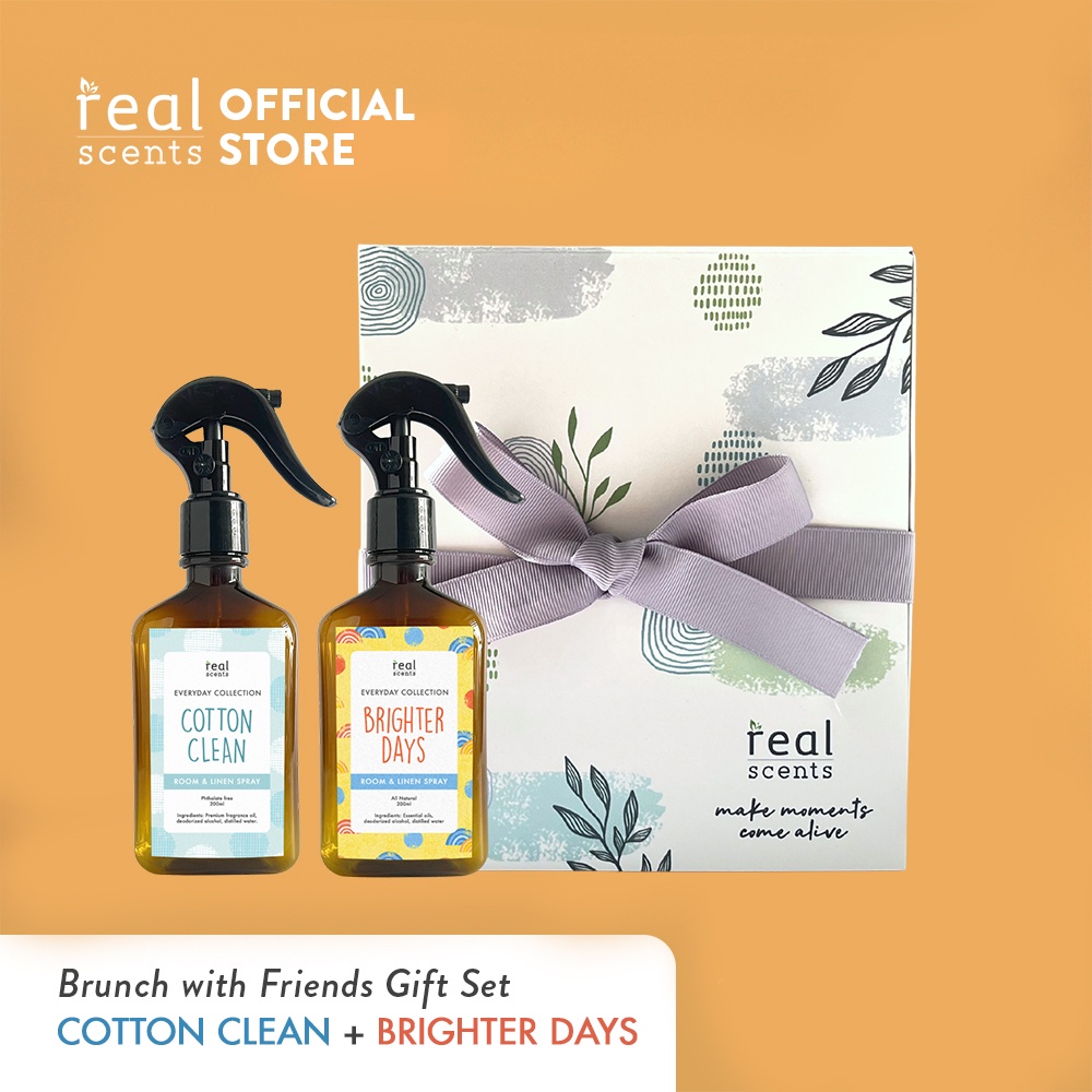 Real Scents Brunch With Friends Gift Set (Room And Linen Spray ...