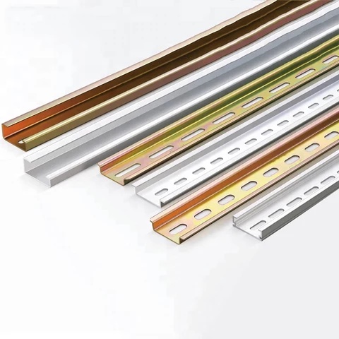 DIN RAIL Solar circuit breaker track Aluminum or Steel Rail 25cm/50cm ...