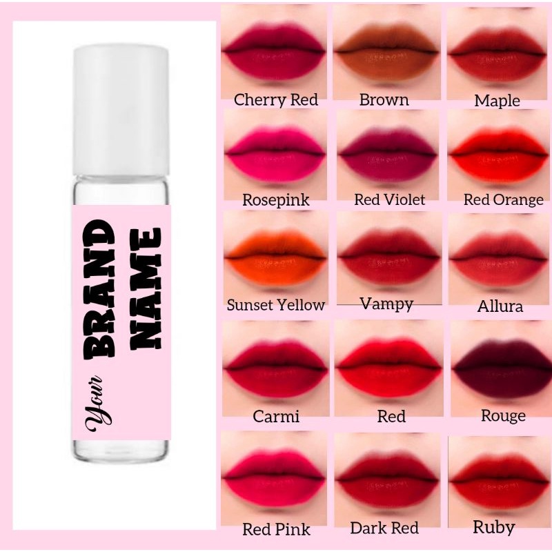 Rebrand Water base Tint 10ml roller bottle (pink/white/black) | Shopee ...
